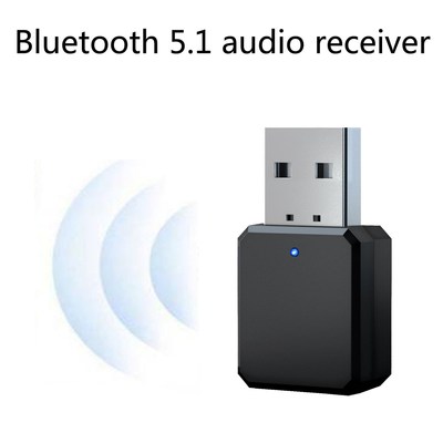 USB Wireless Bluetooth 5.1 Audio Receiver Adapter Music Spea