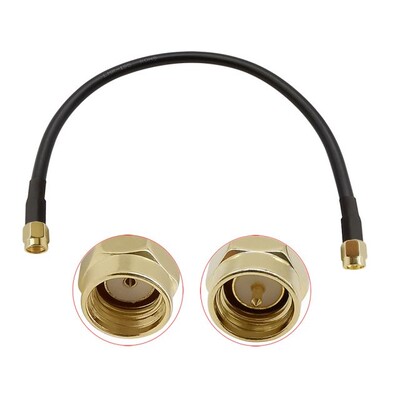 RP SMA Male to SMA Male Plug RF Coaxial Cable LMR195 ALSR195