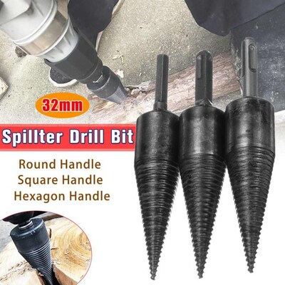 32mm High Speed Steels Firewood Splitting Drill Bit Wood Scr