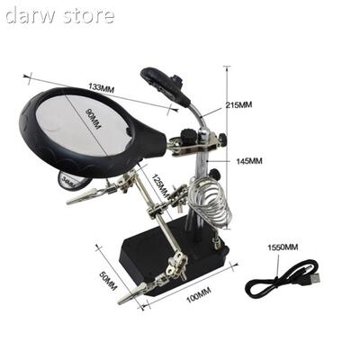 MagnifyinTg Glass 1With Auxiliary Clip 2.M5 7.5 imes agnfiic