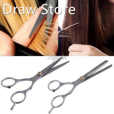 2Pc Hair Cutting Thinning Scissors Shears Barber Set Hairdre