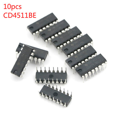 10pcs/lot CD4511BE / HCF4511 / HEF4511 / BCD Code - Seven-se