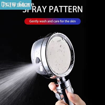 Shower Head High Pressure 4-Sided Nozzle Bath Sprayer Pressu