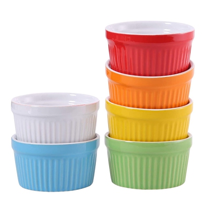 140ML Oven Safe Souffle Ramekins 适用于 Creme Brulee Lava Ca