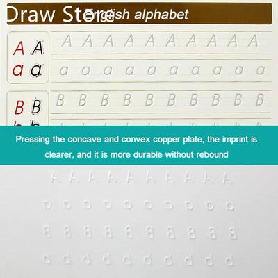 English Alphabet Copybook for Calligraphy Books for Kids Wor
