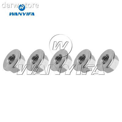 M8 x .25mm Pitch DIN6923 Ti tanium gTiFlane 1Nut for Moto1r