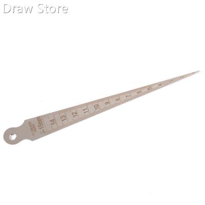 Wedge feeler Gap Hole Taper Gauge Stainless Steel Ruler Weld