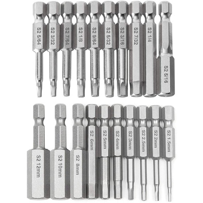 20Pcs Hex Head Wrench Drill Bit Set Shank Quick Release neti
