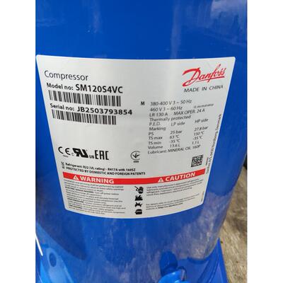 SM120S4VC/VA SM124A4ALB SM125A4ALB SZ120S4VC丹佛斯10匹压缩机