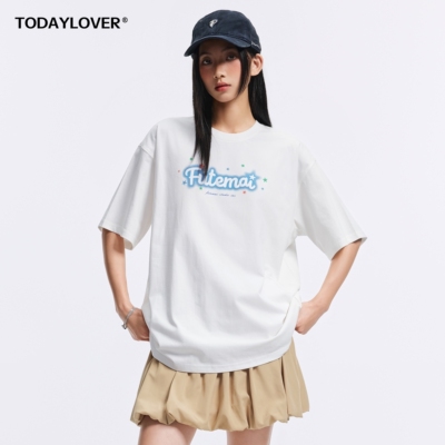 TODAYLOVER索罗娜凉感T恤女夏