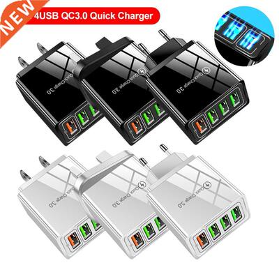 USB Charger Fa Charging Wall Chargers 4USB Phone Charger 5