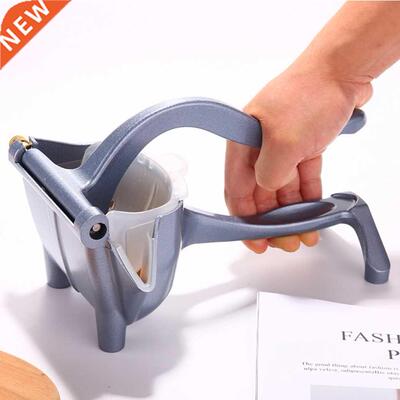Manual Fruit Juicer Aluminum Alloy Hand Pressure Squeezer Po