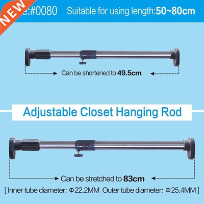 25.4mm Extendable Tension Rod Pole Shower Window Curtain Rod