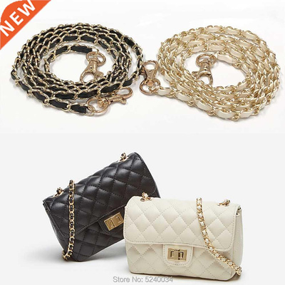 120cm Shoulder Bag Strap Metal Leather Handbag Chain Women R
