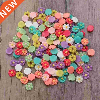 Resin Daisy Flower Cabochons Diy Flat Phone Jewelry Back