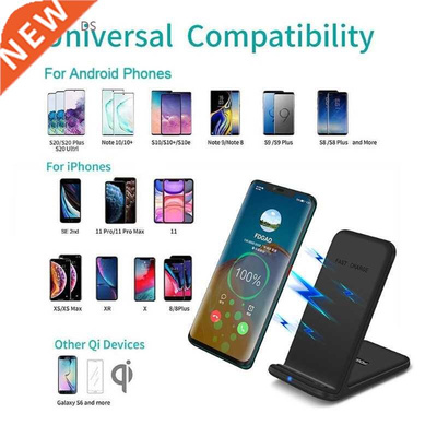 FDGAO 30W Qi Wireless Charger Station for Samsung S20 S10 F