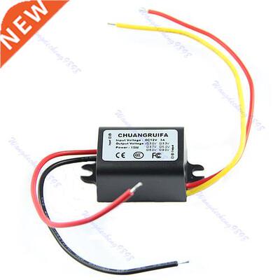 New Waterproof DC/DC Converter 12V Step Down to 3V 3A 15W Po