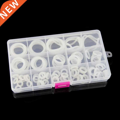 100pcs M12-M38 Silastic O Ring Washer Seals Set Heat-resisti