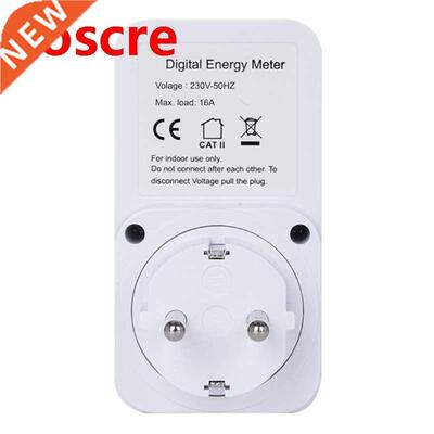 EU Plug Digital Energy Meter Wattmeter Wattmeter Watt Monit