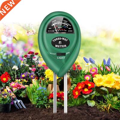 Soil pH Teer 3-in-1 PH Light Moiure Acidity Meter Soil T