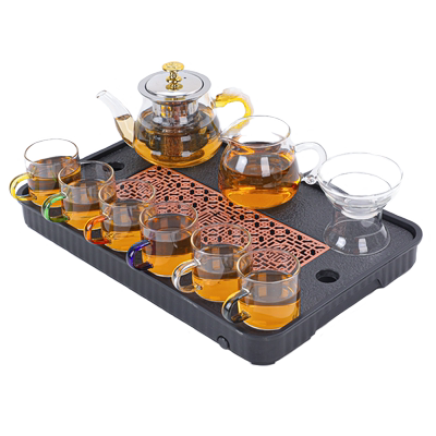 耐热泡茶壶茶具套装玻璃小清新