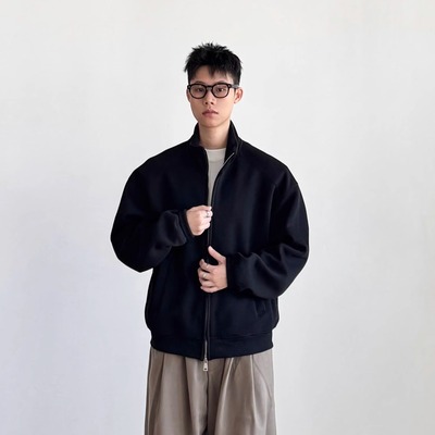 SIIIEND日系420克立领卫衣男