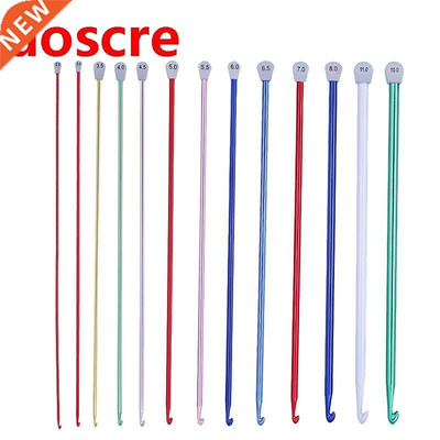 14 Sizes Crochet Hooks Aluminum Knitting Needles Hook 2.5 m