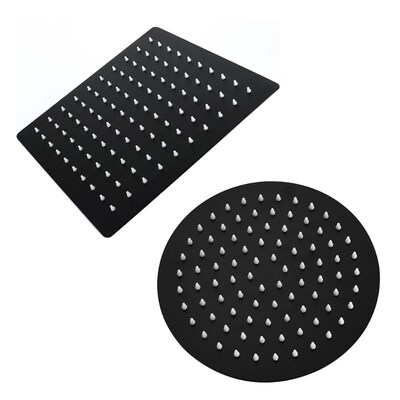 8/10/12 Inches Square/Round Showerhead Stainless Steel Top S