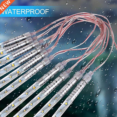 Rain Drop String Lights Led Meteor Shower Tube Lights Icicle