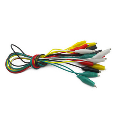 10pcs 50cm Alligator Clips Electrical DIY Test Leads Alligat
