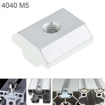 The Nut 1 PCS M5 40 Series is suitable for Slot T - the Nut