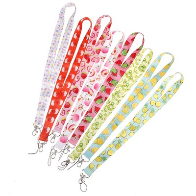 1pc Lanyard Fruit Strap Lanyards 适用于 keys ID Card Gym Mob