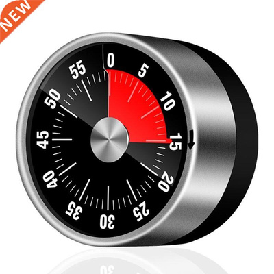 449C Stainless Steel Visual Timer Mechanical Kitchen 60-Minu