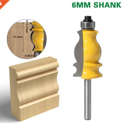 1PC 6MM Shank Architectural Cemented Carbide Molding Router