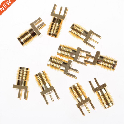 10PCS SMA female PCB Edge Mount RF Solder Adapters 0.062'