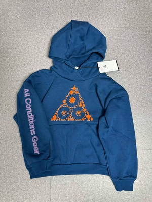 耐克正品nike acg儿童男童女童秋冬休闲加绒帽衫连帽卫衣 dr5485