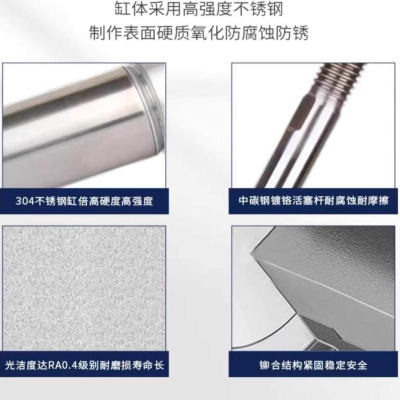 亚德客型导轨滑台气缸HLQ6/8/12/16/20/25X10S-30S*40SX50S/20AST