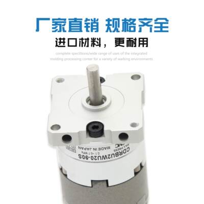 SMC带磁性可调叶片旋转摆动气缸CDRBU2WU30-90S CDRBU2WU40-180S