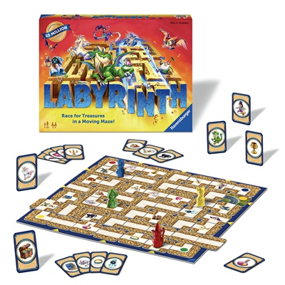 睿思Labyrinth疯狂迷宫 奇妙迷宫Ravensburger棋盘桌游策略亲子