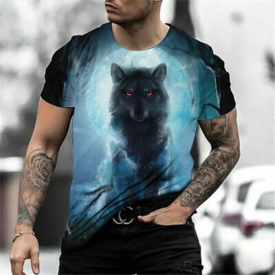 reet Men's T-shirt Loose T-shirt Men's Retro Clothing Lightw