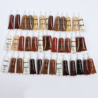 涂兔木器漆修补膏裂缝实木质百原木浅琥珀黄象牙白红木色经典桃色