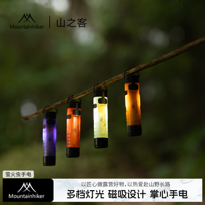 多档磁吸氛围灯，露营应急双用