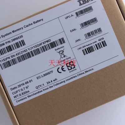 【议价】盒装 2024年IBM DS3200 DS3400 电池 39R6520 39R6519