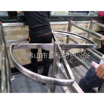 车站购票通转排565队向防回转闸门,一道米扇形手动相潜旋排队机