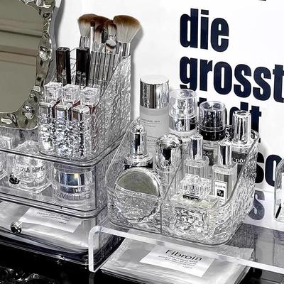 Cosmetic brush storage box, lipstick acrylic skincare organi