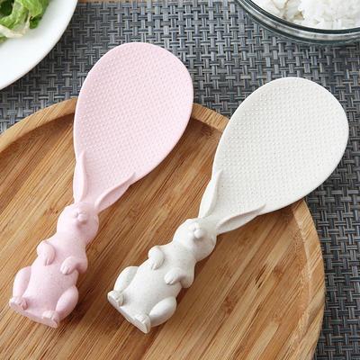 Cute Cartoon Rabbit Non-Stick Rice Scoop 3D Shaped for Home