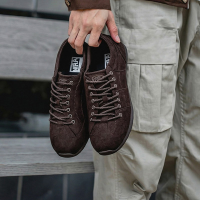 MRA非对称德训鞋男2026新款小众潮流薄底训练鞋复古休闲板鞋春季