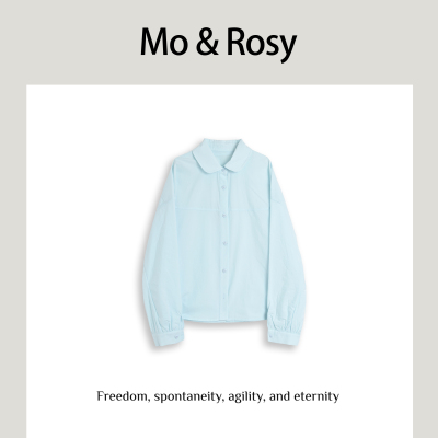 【入驻首秀】MO&ROSY【琉璃海】百搭个性翻领衬衫MR327L054