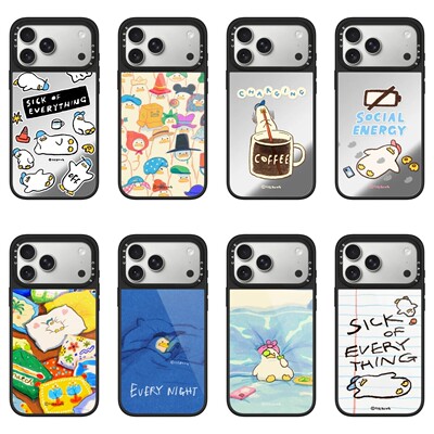 明星同款SSEBONG可爱躺平鸭子苹果适用于iPhone16Promax手机壳17Promax/15pro可爱14Pro卡通13/12/11防摔硬壳