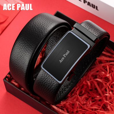 AcePaul头层牛皮皮带时尚百搭